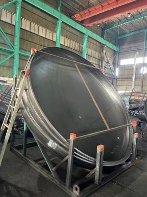China Caps Carbon Steel Torispherical Head Dish Head 2200*16mm for sale