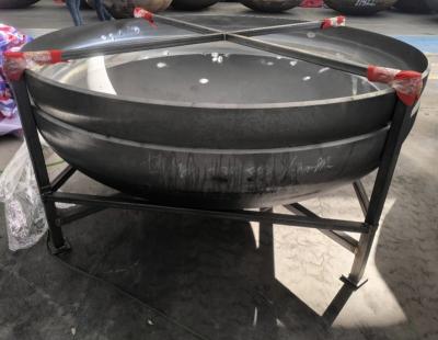 China Stainless Steel  Head for pressure vessel tank end Caps Carbon Steel Torispherical Head Dish Head 2200*16mm for sale