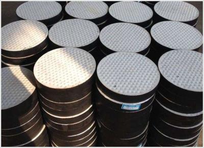 China Small Round NR construction bridge bearing rubber Pad Anti Vibration rubber pads Machinery Industrial adhesive rubber pa for sale