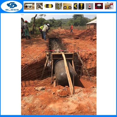 China Nigeria Tanzania culvert balloon pneumatic tubular form for road construction for sale
