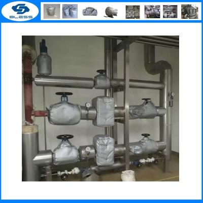 China Customized Silicone Coated Fiberglass Removable Insulation Covers/jacket for sale