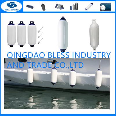 China Marine Dock Round Anchor Inflatable Vinyl A Series Shield Protection Boat Fender for sale