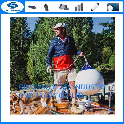 China Marine Boat Protection Accessories boat mooring buoy boat fenders for ship kayak yachat inflatable yacht fender for sale