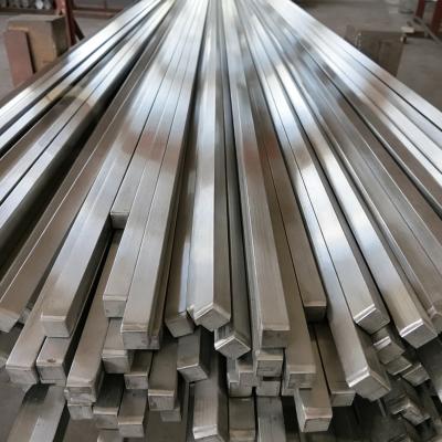 China HL Brushed Finish 4-200mm Stainless Steel Square Bar With Square Cross Section Equal Sides for sale