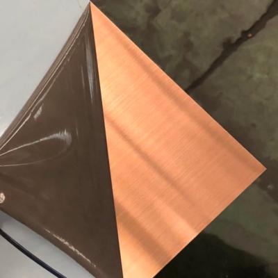 China Color Coated Stainless Steel Sheet PVD / Roll Coated Decorative Panel for sale