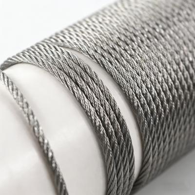 China Φ0.15mm- Φ50mm Stainless Steel Wire Rope Handle Heavy Loads Resist Bending Fatigue for sale