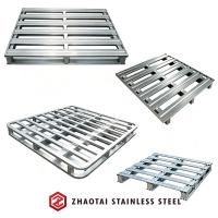 Quality Custom Heavy Duty 201 Stainless Steel Pallets Industrial Metal Ss Pallet for sale