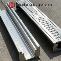 Quality Custom 316L Stainless Steel Drainage Channel Conveyor Chute Fabrication Heavy for sale