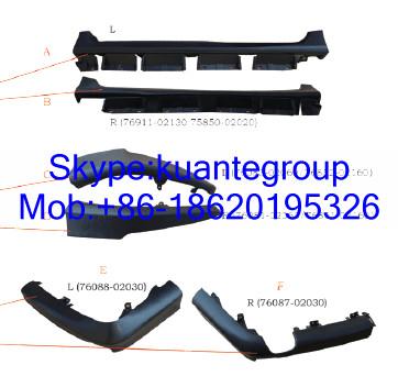 China Plastic Direct Fit Car Rear Spoiler For Toyota Corolla 2007-2009 for sale