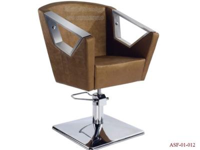 China ASF-01-012Powerful Hydraulic System Beauty Equipment Stainless Steel Armrest Styling Chair for sale