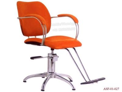 China ASF-01-027 Salon Equipment Manufacturer Orange Color Wholesales Cheap Price Barber Chair for sale