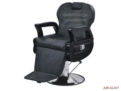 China ASF-02-037 Stainless Steel Round Based Hair Cutting Barber Chair,Classic Barbar Chair for sale