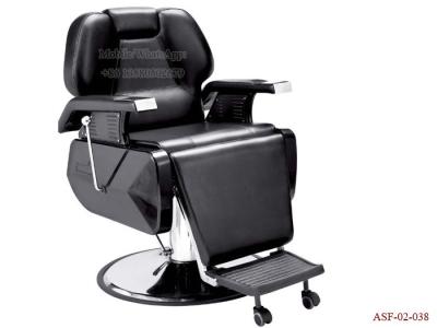 China ASF-02-038Leather Quality Guarantee Barber Chair with Footrest , Salon Hair Chair Supplier for sale