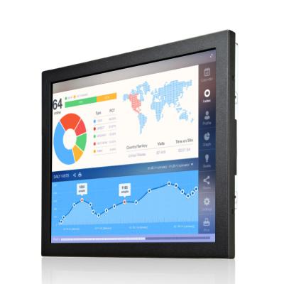 Cina ODM industriale di risoluzione del grado 1024×768 del monitor a 17 pollici infrarosso del touch screen in vendita