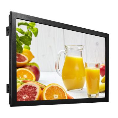 China VGA DVI zet Infrarode Aanrakingsmonitor IP65 Front Side Waterproof om Te koop