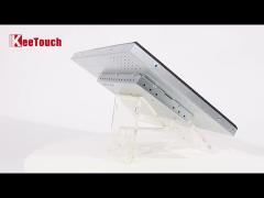 Anti Glare 17 Inch Open Frame Monitor , Capacitive Industrial Touch Screen Monitor