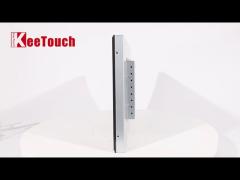 Wall Mounted 18.5 Inch PCAP Touch Screen Monitors Vandal Proof Touch Screen