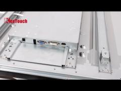 43 Inch IP65 Waterproof Dust Proof PCAP Touch Monitor With HDMI/VGA/DVI