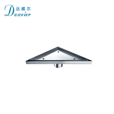 China Triangle Floor Drain Anti Smell Floor Drain Customized Professional Bathroom Drain for sale