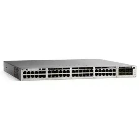 Quality Data Center Cisco Switch C9300-48P-E 48-Port PoE+ 256Gbps StackWise 480 Stacking for sale