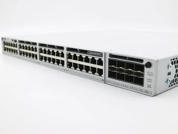 Quality Data Center Cisco Switch C9300-48P-E 48-Port PoE+ 256Gbps StackWise 480 Stacking for sale