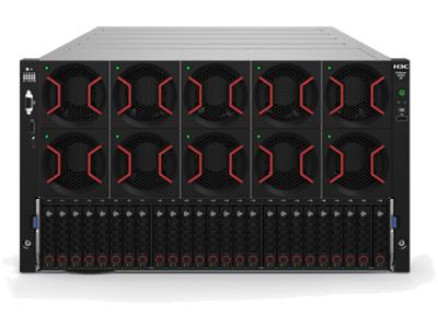 China 10U PCIe Storage H3C Server UniServer R5500 G7 OAM 8 GPU Module 6x Titanium PSUs 400G For Virtualization for sale