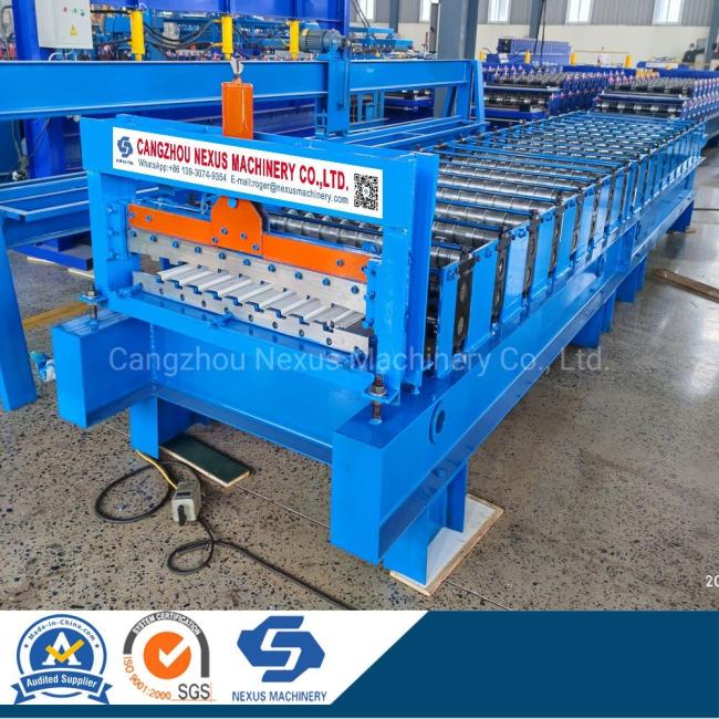 Shutter Door Roll Forming Machine Metal Roof Sheet Making Machinery