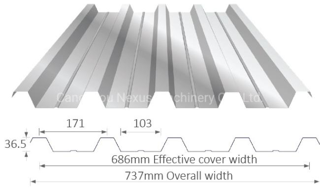 High Speed Ibr Roofing Sheet Making Machine Chromadek Roof Roll Forming Machine
