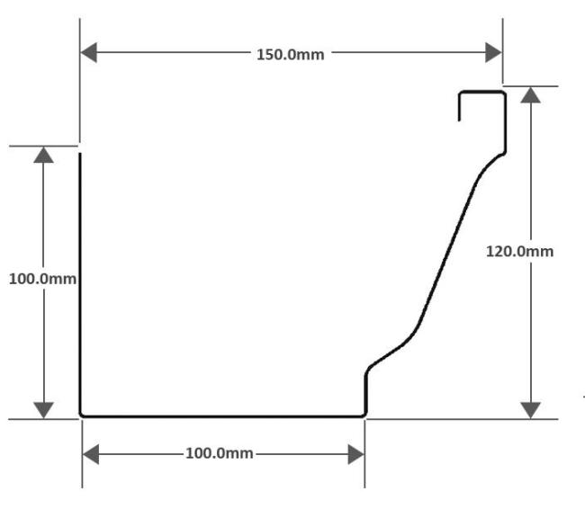 K-Style Gutter Roll Forming Machine Metal Rain Ogee Gutter Making Machine