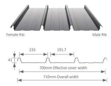 Saflock Clip 410 Roof Sheet Roll Forming Machine Standing Seam Sheet Machine