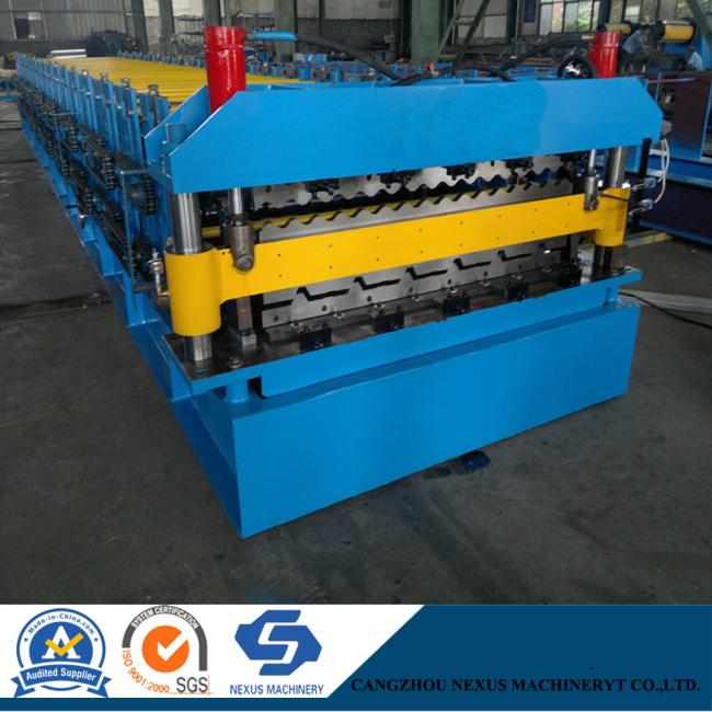 Double Layer Roof Forming Machine/Dual Layer Metal Roofing Tile Making Machine