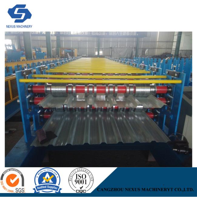 Double Layer Roof Forming Machine/Dual Layer Metal Roofing Tile Making Machine
