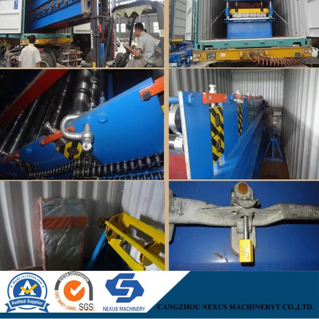 2019 New Style Metal Galvanized Dual Level or Double Layer Roofing Sheet Roll Forming Machine