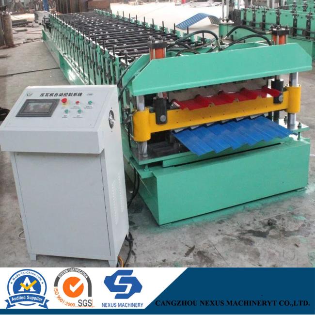 Yx1000 Colored Roofing Sheet Glazed Tile Roll Forming Making Machine