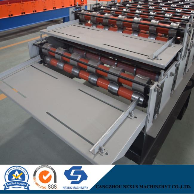 Ibr Roof Sheet and Corrugated Roof Tile Panel Roll Forming Machine with Double Layers