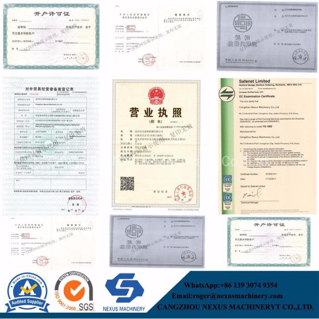 Prepainted Steel Roof Tile Roll Forming Machine/Glazed Tile Sheet Making Machine