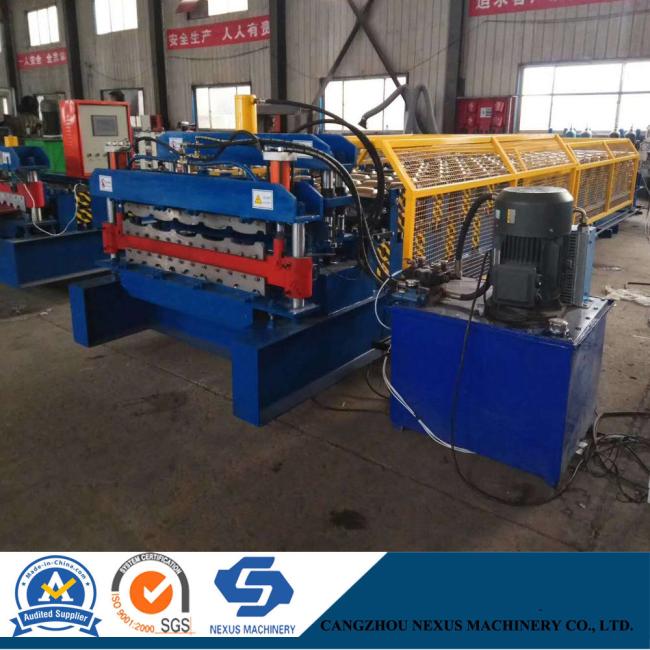 Ibr Roof Sheet and Corrugated Roof Tile Panel Roll Forming Machine with Double Layers