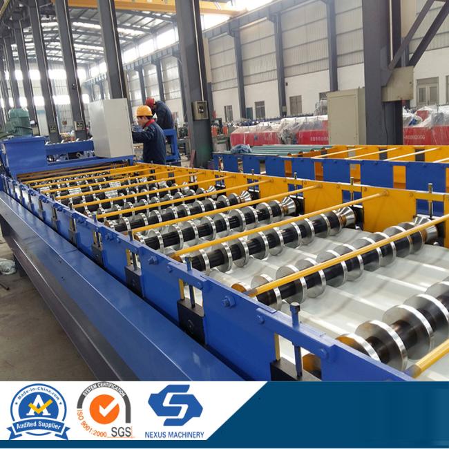 G550 MPa Plate Run 850 Roofing Sheet Roll Forming Machine with Wuxi Quality