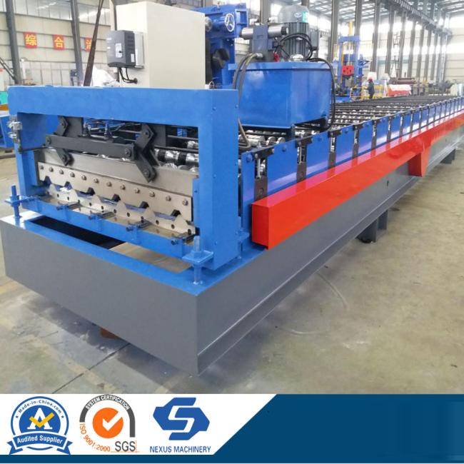 G550 MPa Plate Run 850 Roofing Sheet Roll Forming Machine with Wuxi Quality