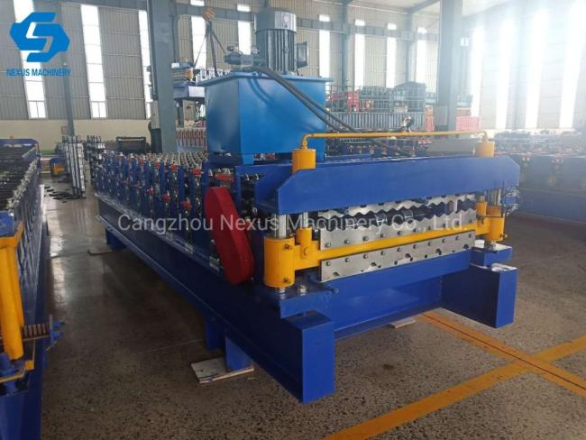 Double Layer Corrugated Roof Sheet Cold Bending Roll Forming Machine