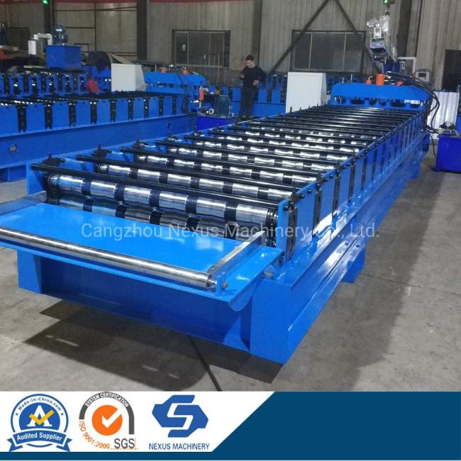 Metcoppo Roof Tile Step Tile Sheet Roll Forming Machine Glazed Tile Span Machinery for Nigeria