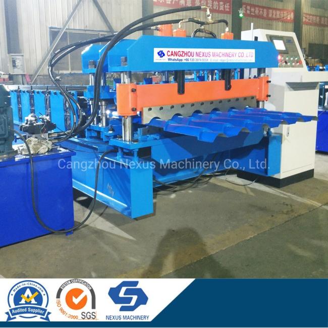 Metcoppo Roof Tile Step Tile Sheet Roll Forming Machine Glazed Tile Span Machinery for Nigeria