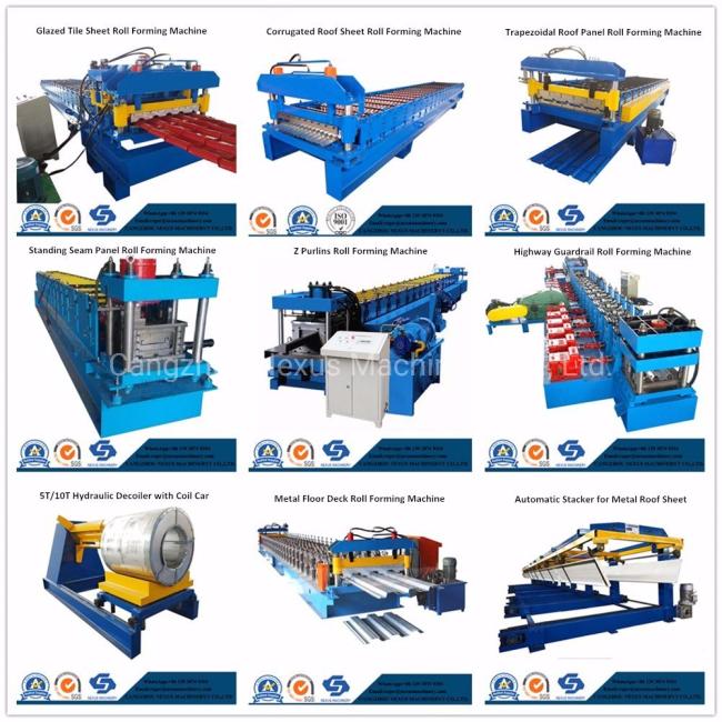 Prepainted Steel Roof Tile Roll Forming Machine/Glazed Tile Sheet Making Machine