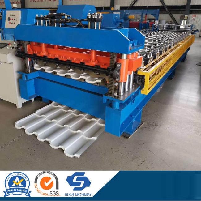 Full Automatic Roof Panel Glazed Tile Rolling Forming Machine with Good After Sale Service