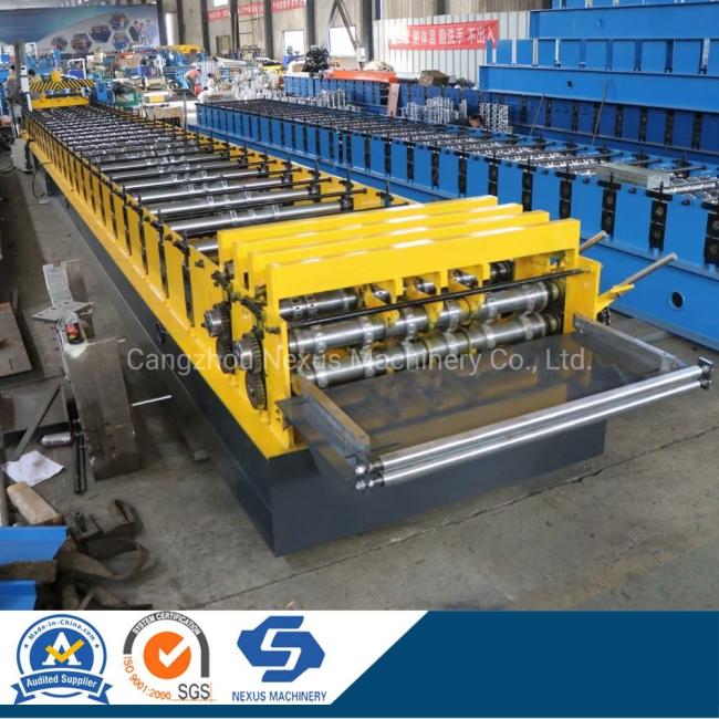 Structure Building Metal Floor Deck Cold Rolling Machine