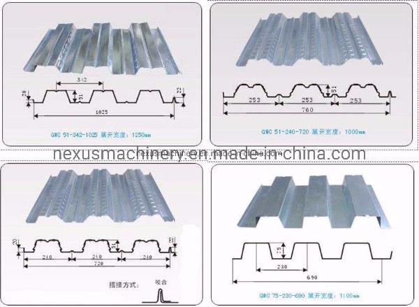 High Speed and Heavy Weight Bondeck Panel Floor Deck Roll Forming Machine