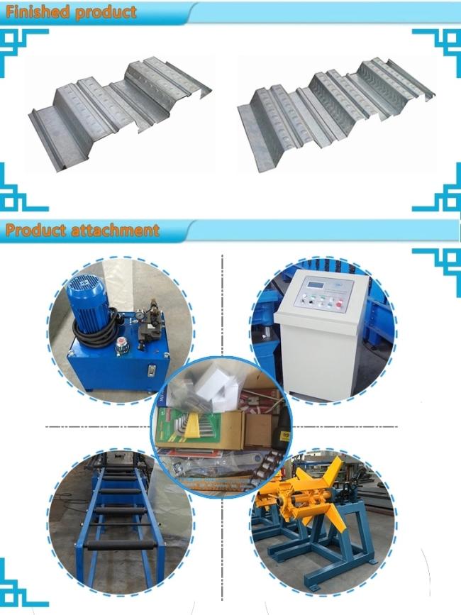 Floor Decking Roll Forming Machine Metal Steel Foor Tile Making Machine
