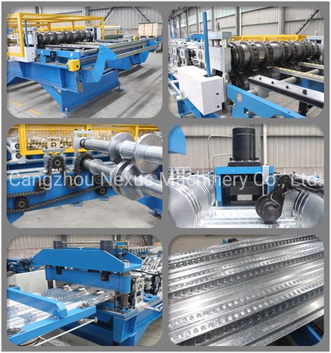 Floor Decking Roll Forming Machine Metal Steel Foor Tile Making Machine