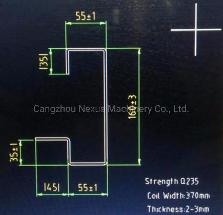 Horizontal Steel Beam Purlin Roll Forming Machine for Container House
