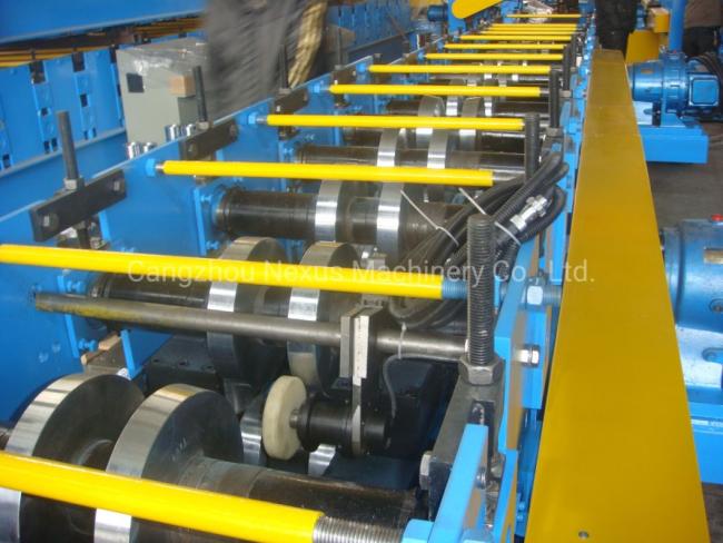 Automatic C 60-300 Purlin Roll Forming Machine Steel Channel Making Equipment